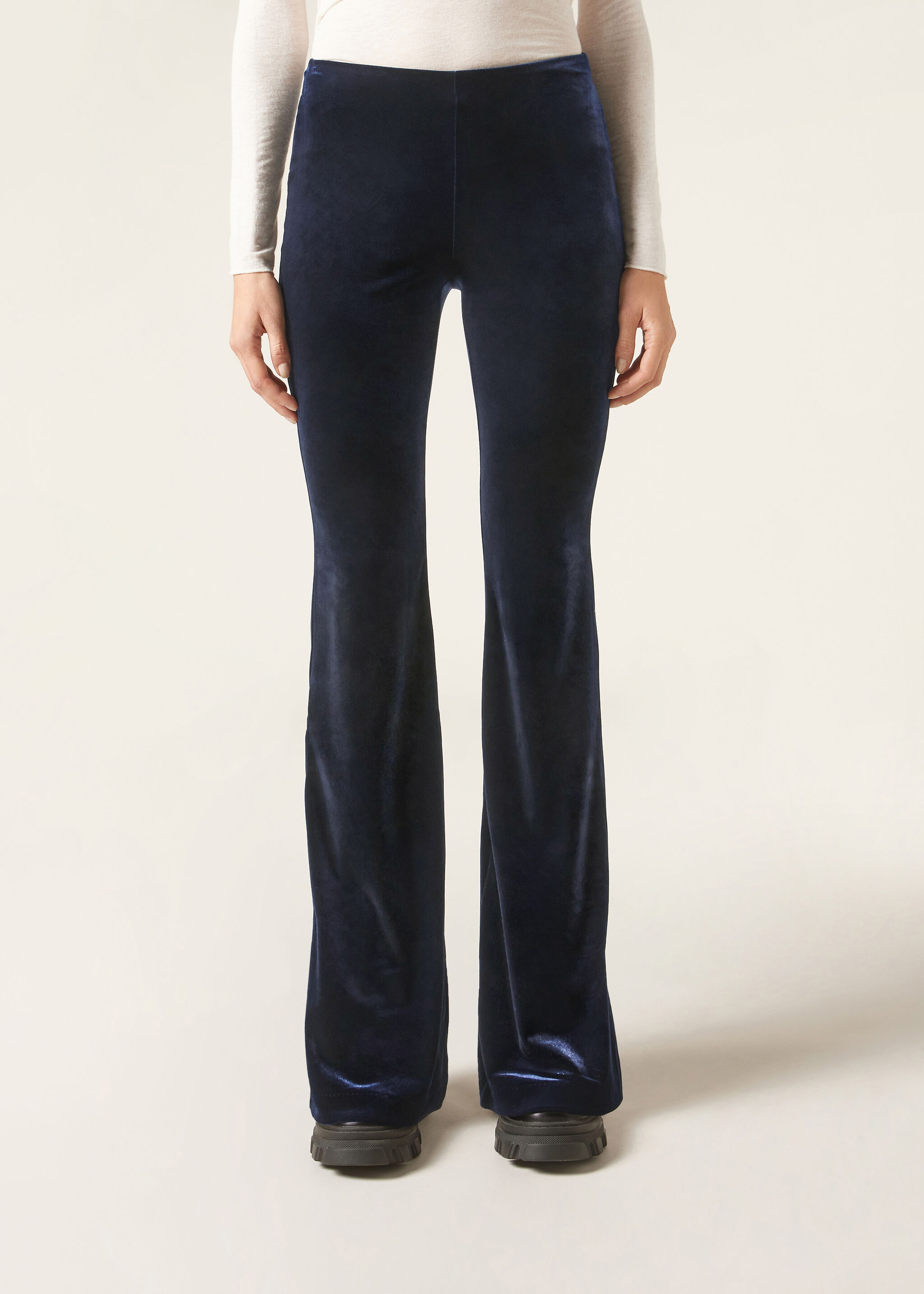 Velvet Flared Trousers - Calzedonia
