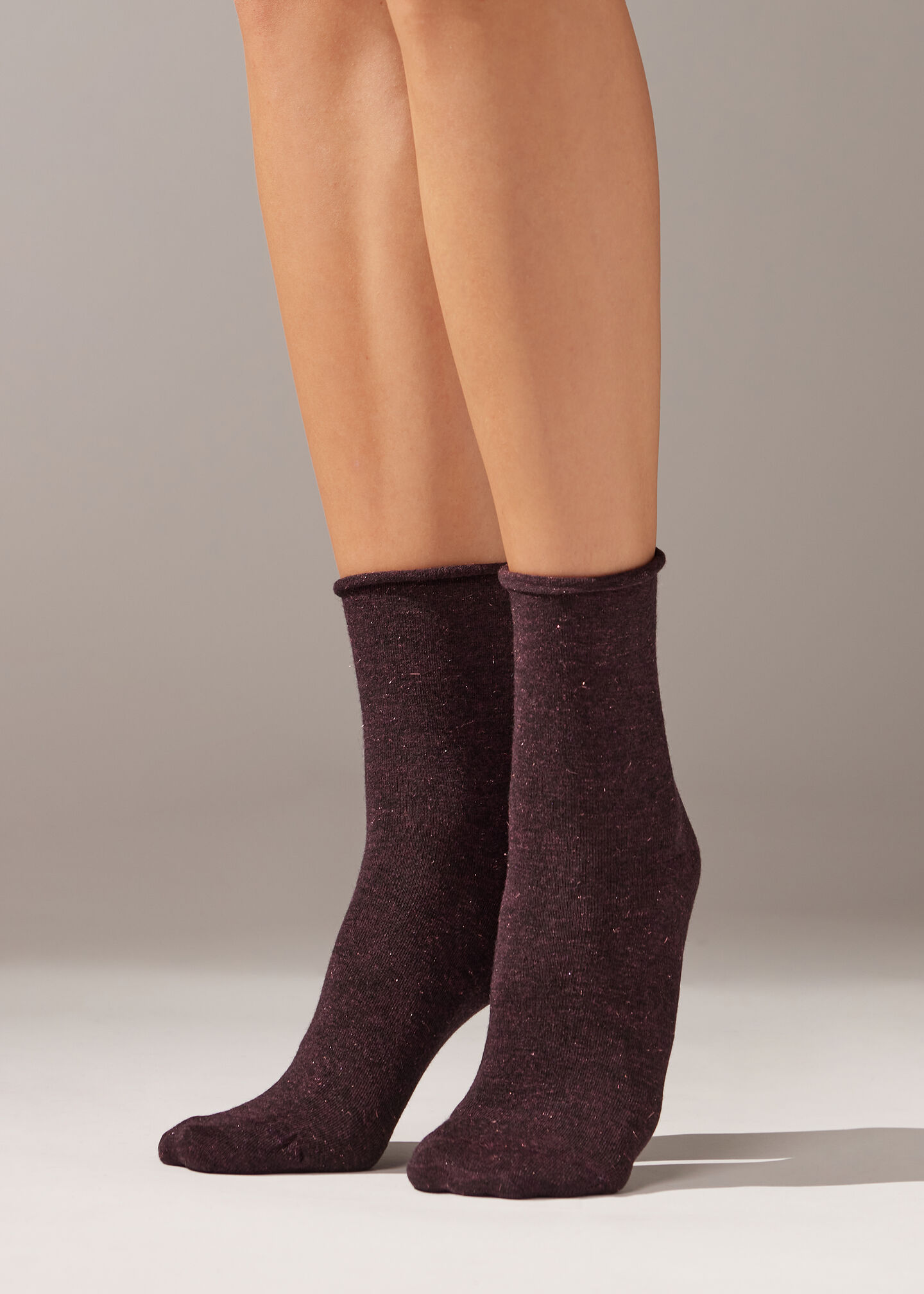 Cashmere Blend Short Socks with Glitter - Short socks - Calzedonia