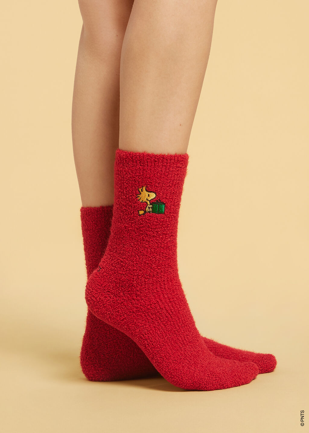 Red Snoopy House Socks - Short socks - Calzedonia