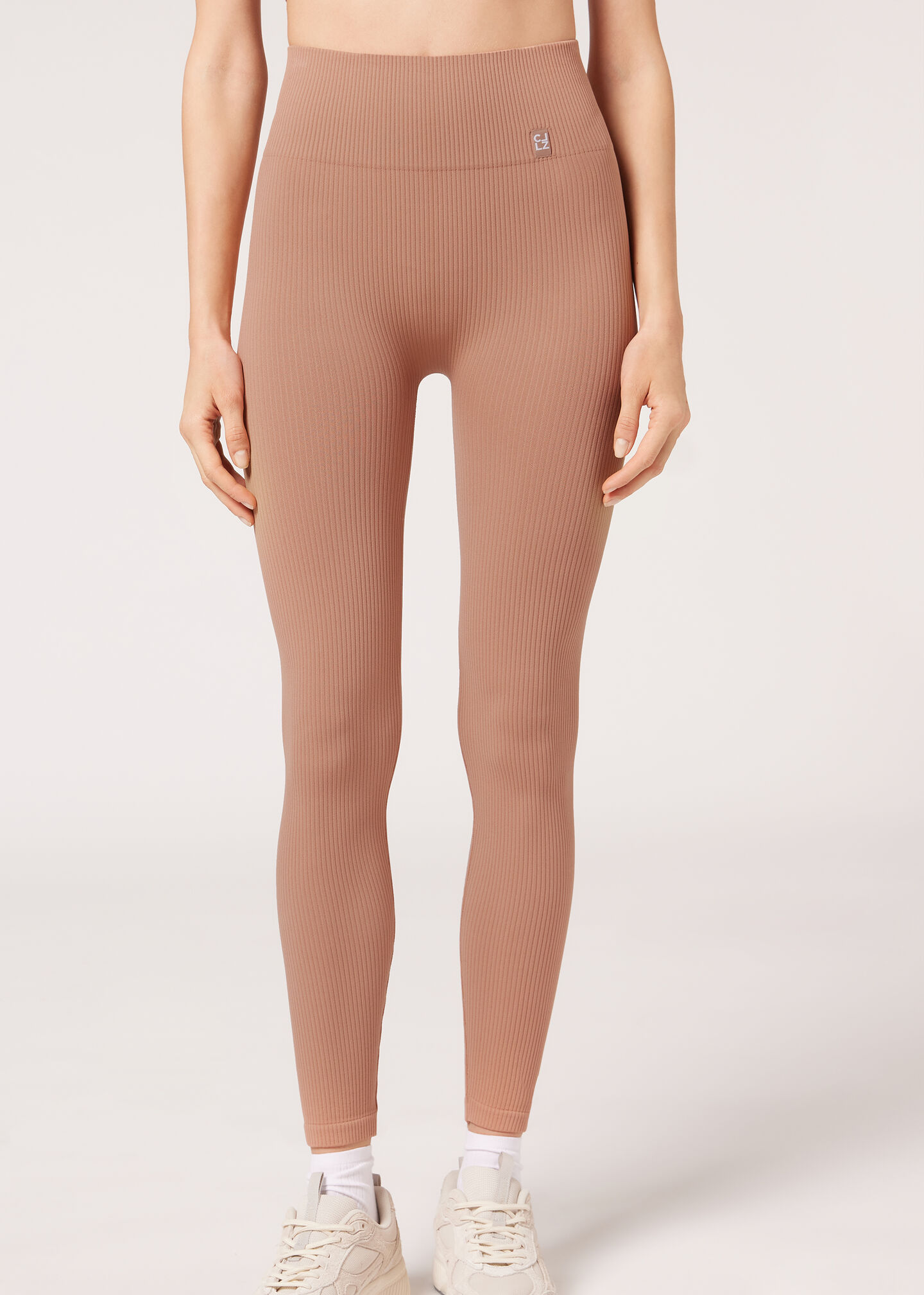 Fine Ribbed Seamless Sport Leggings - Calzedonia