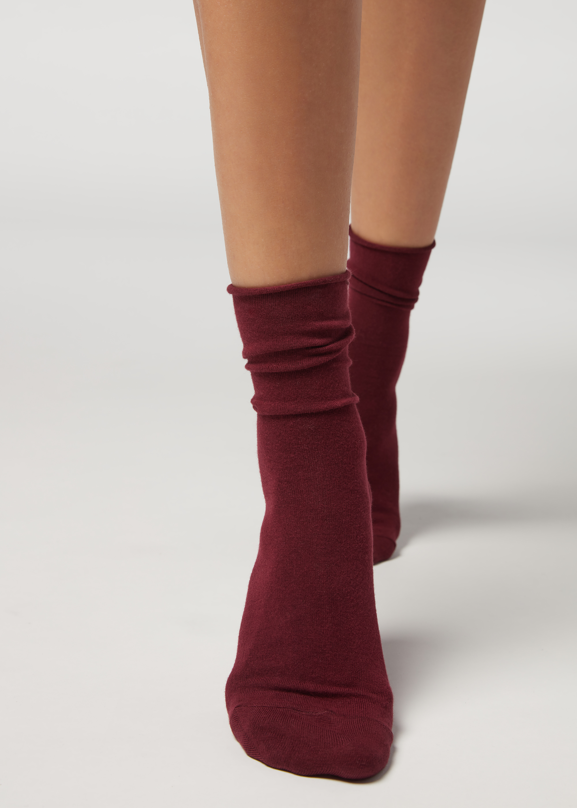 Non-Elastic Cotton Ankle Socks - Calzedonia
