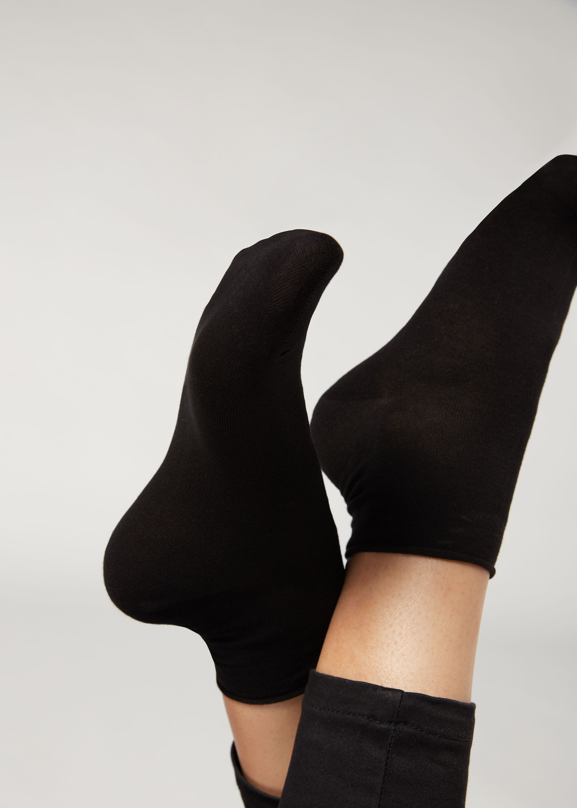 Cuffless Short Socks in Cotton - Short socks - Calzedonia