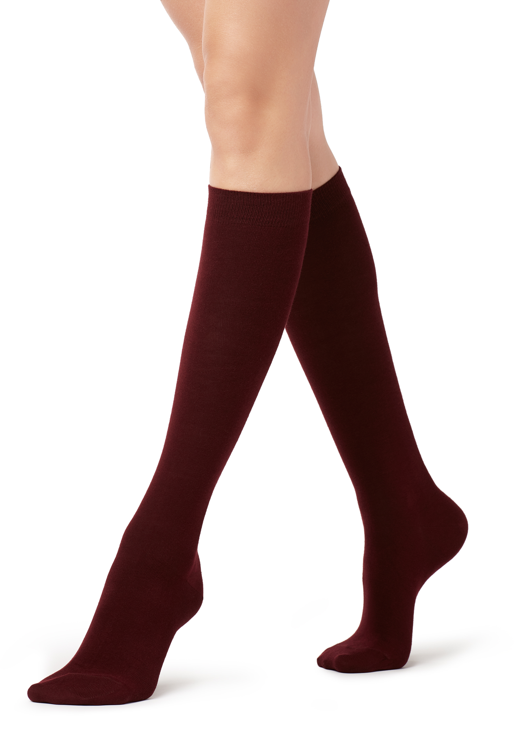 Long Satin Cotton Socks - Calzedonia