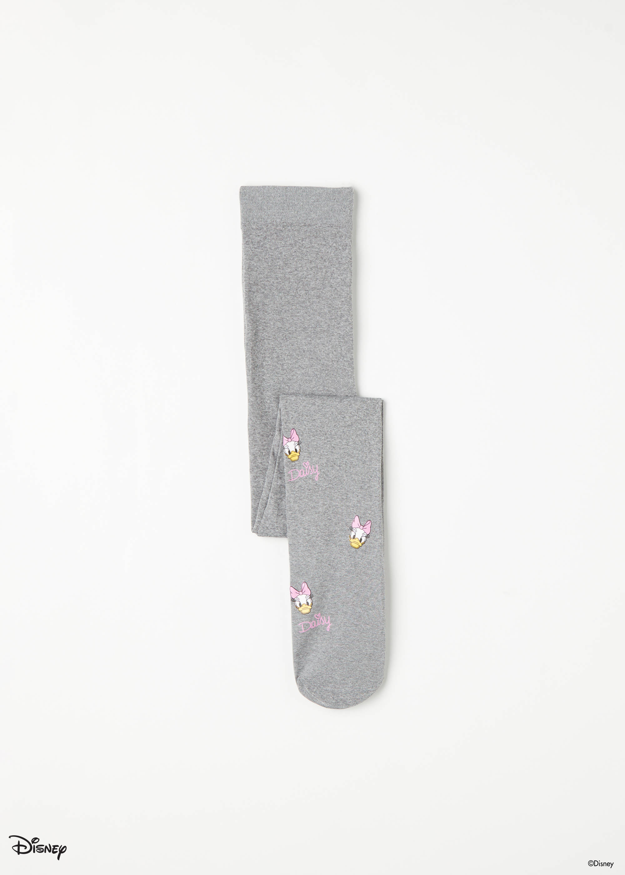 Girls’ 50 Denier Daisy Disney Heathered Microfiber Tights - Calzedonia