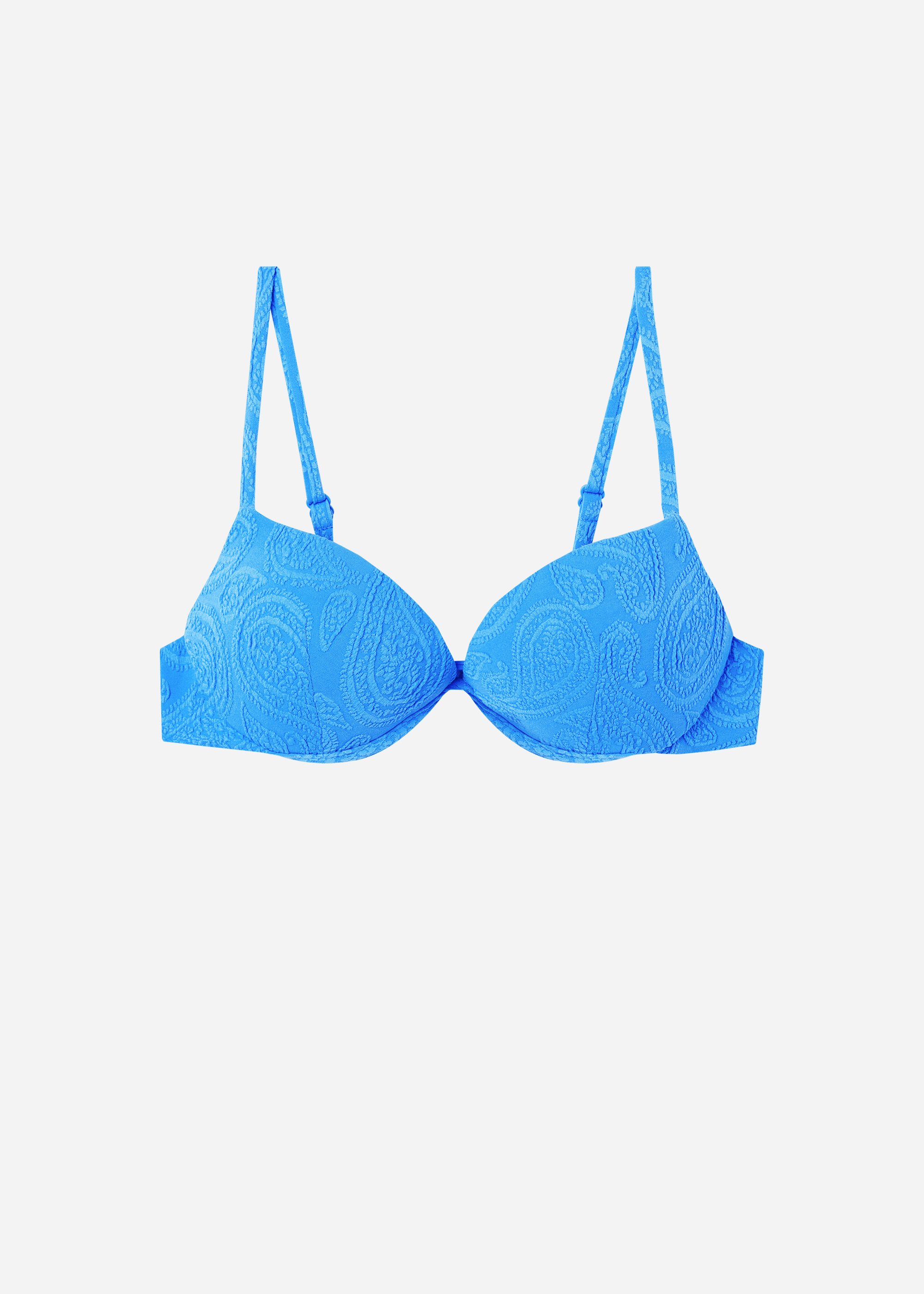 Lightly Padded Push-up Swimsuit Top 3D Cachemire Twist - Push-up ...