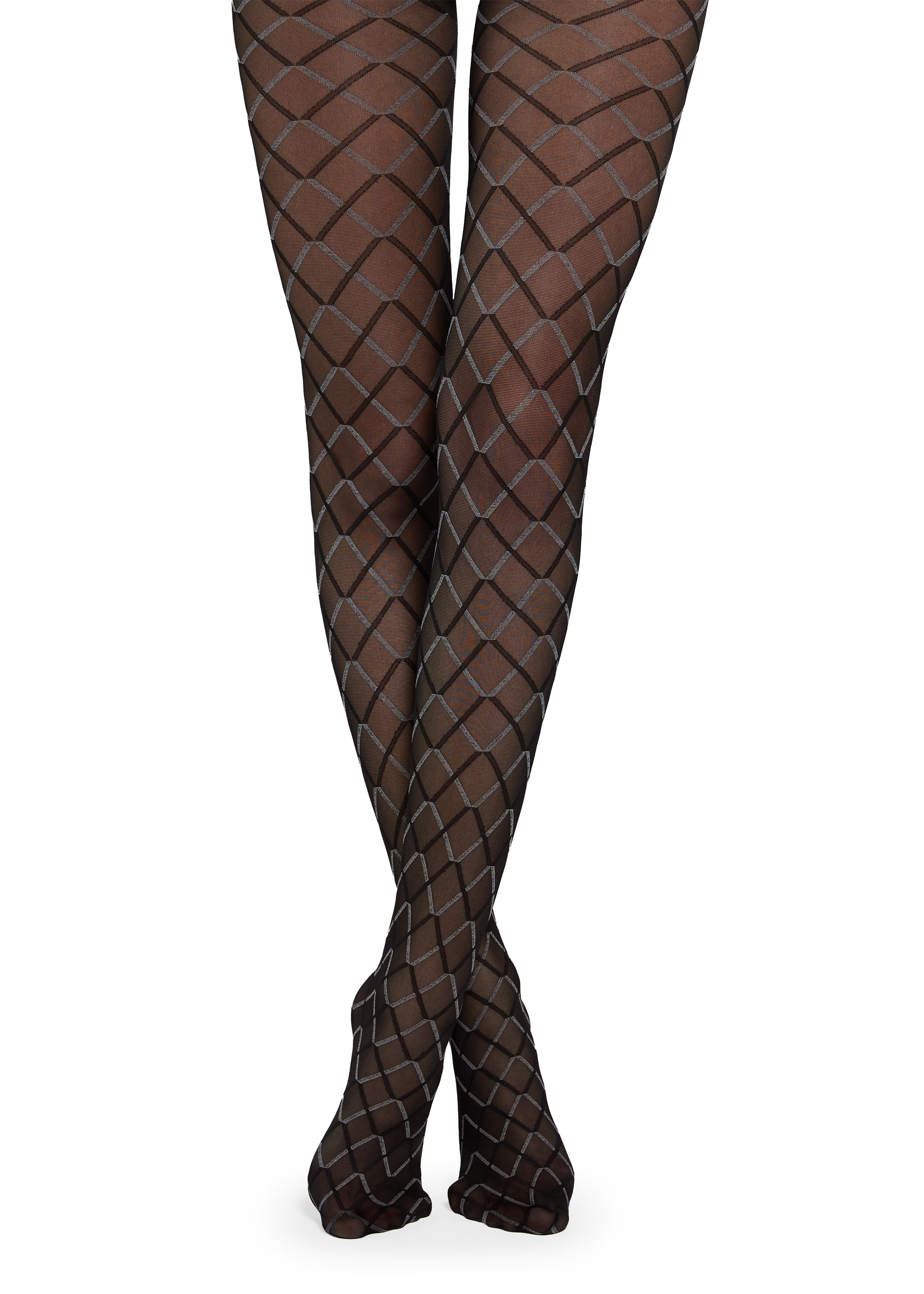 Прозрачные Колготки с Узором «Ромбы» - Calzedonia