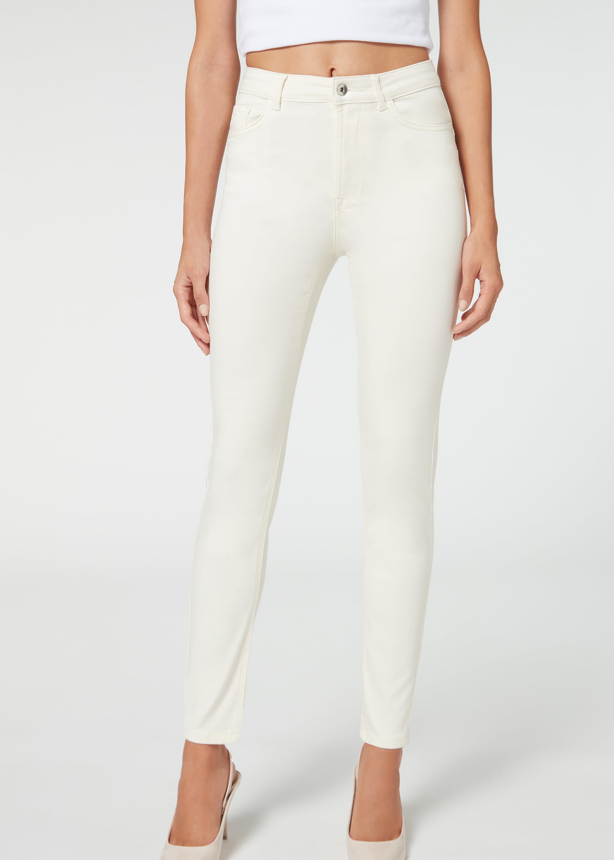 Soft Touch High-Waist Skinny Push-up Jeans - Calzedonia