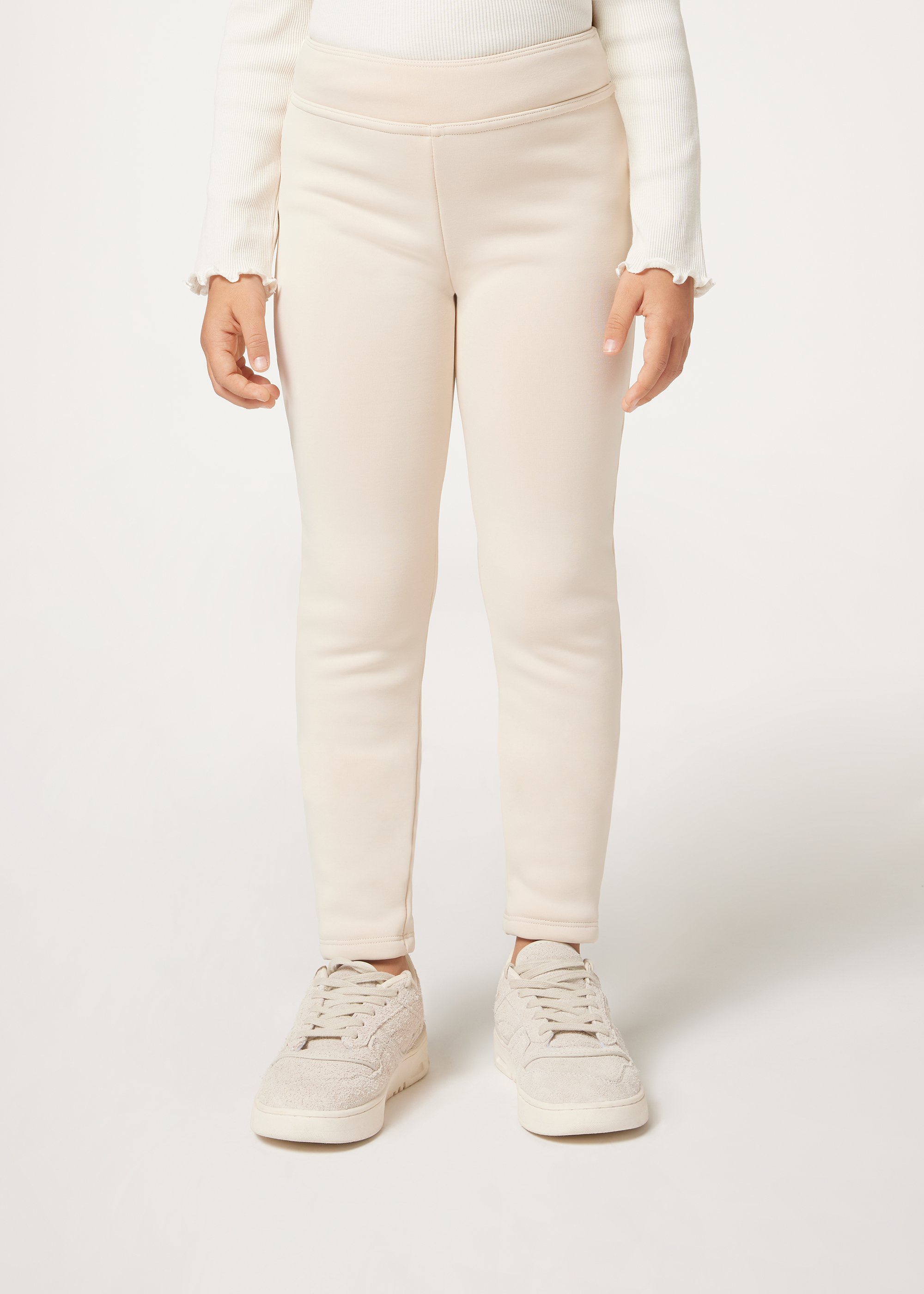 Girl’s Brushed Thermal Leggings - Leggings - Calzedonia