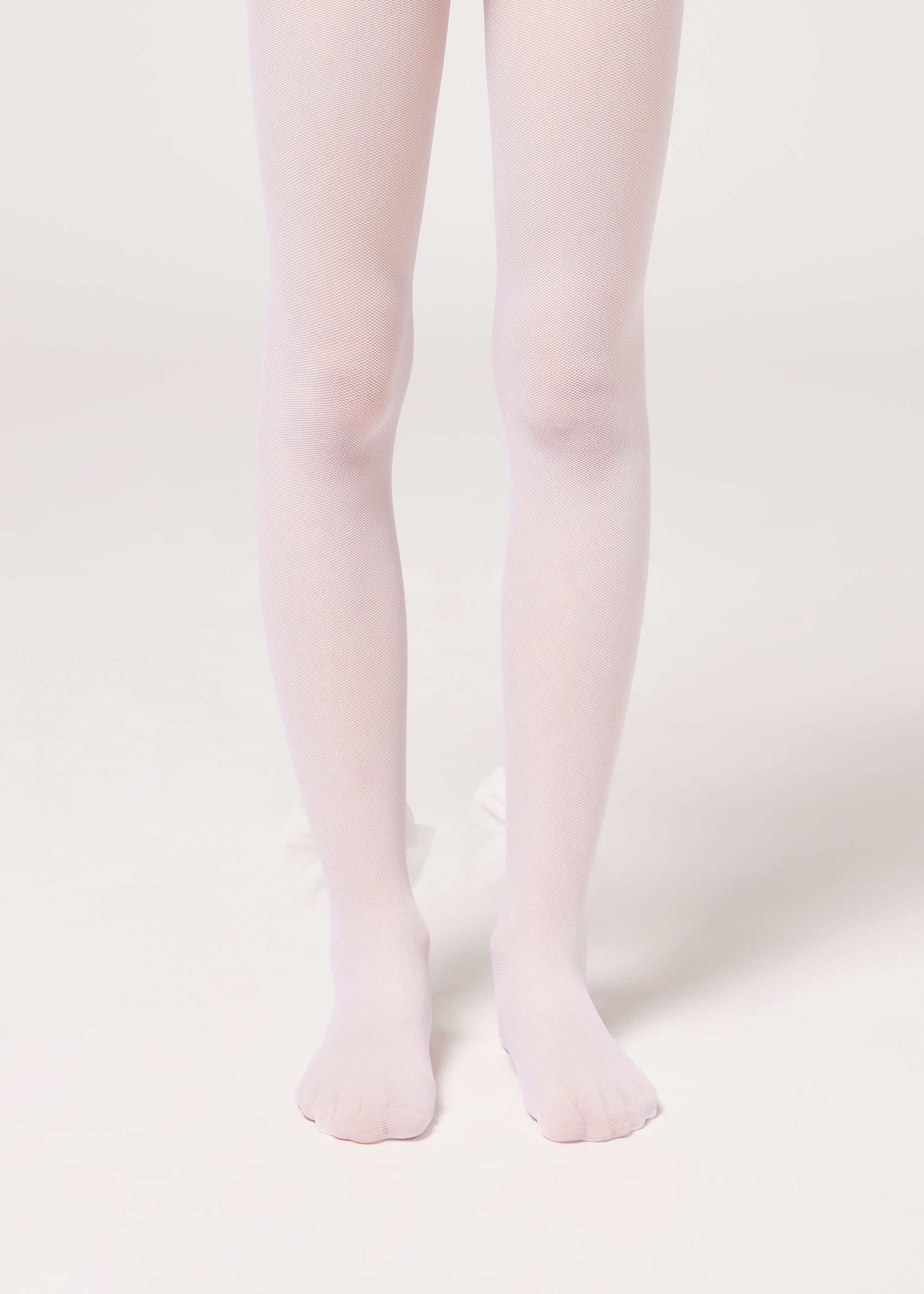 Collant en tulle 30 deniers avec nœud pour fille - Collants - Calzedonia