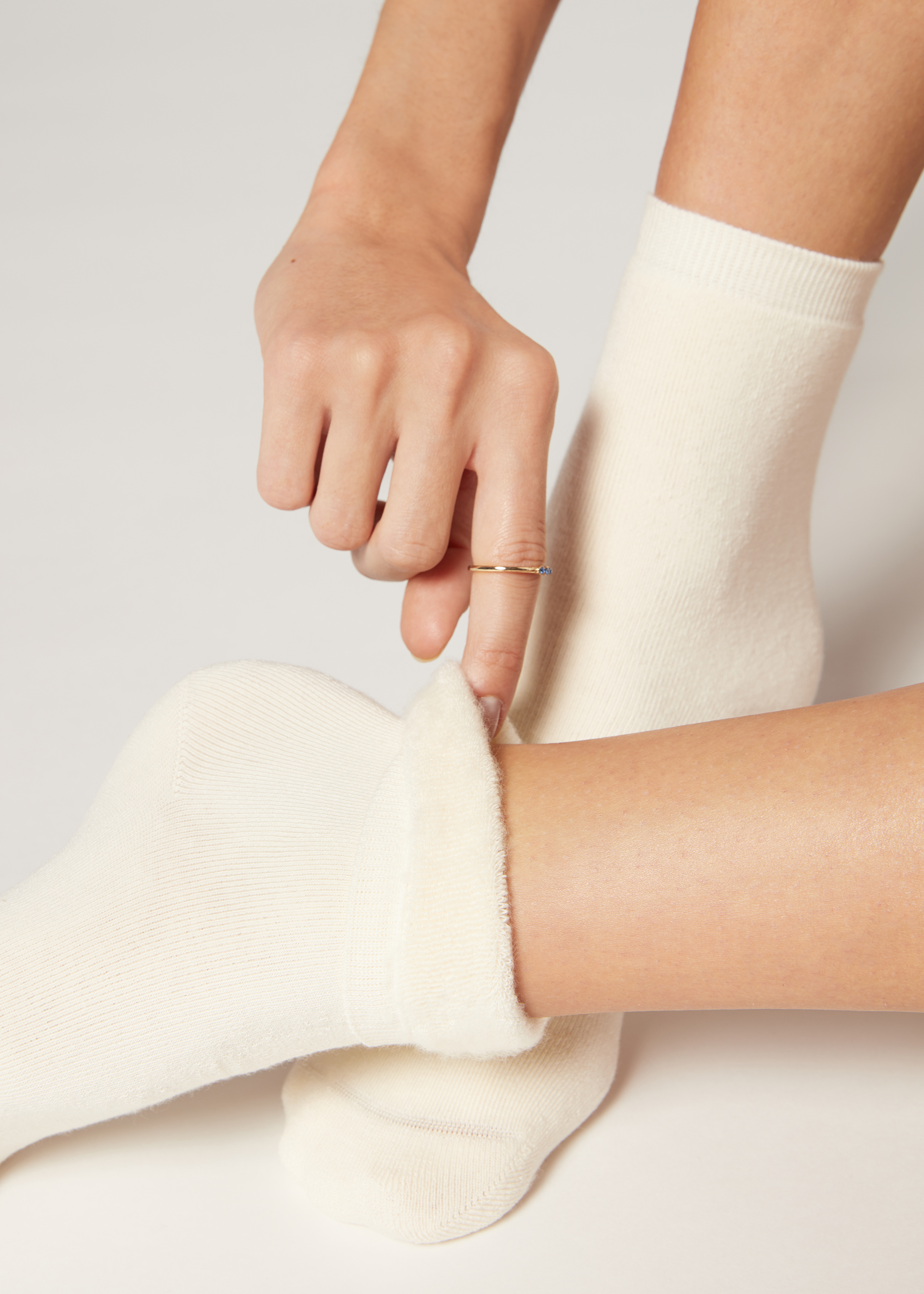 Short Cotton Thermal Socks - Short socks - Calzedonia