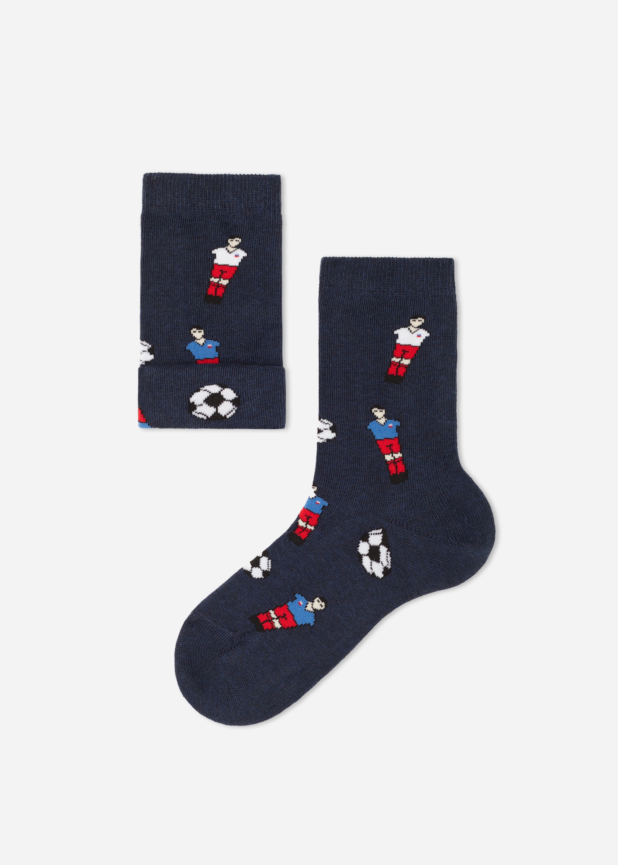 Kids’ Football Patterned Short Socks - Short Socks - Calzedonia