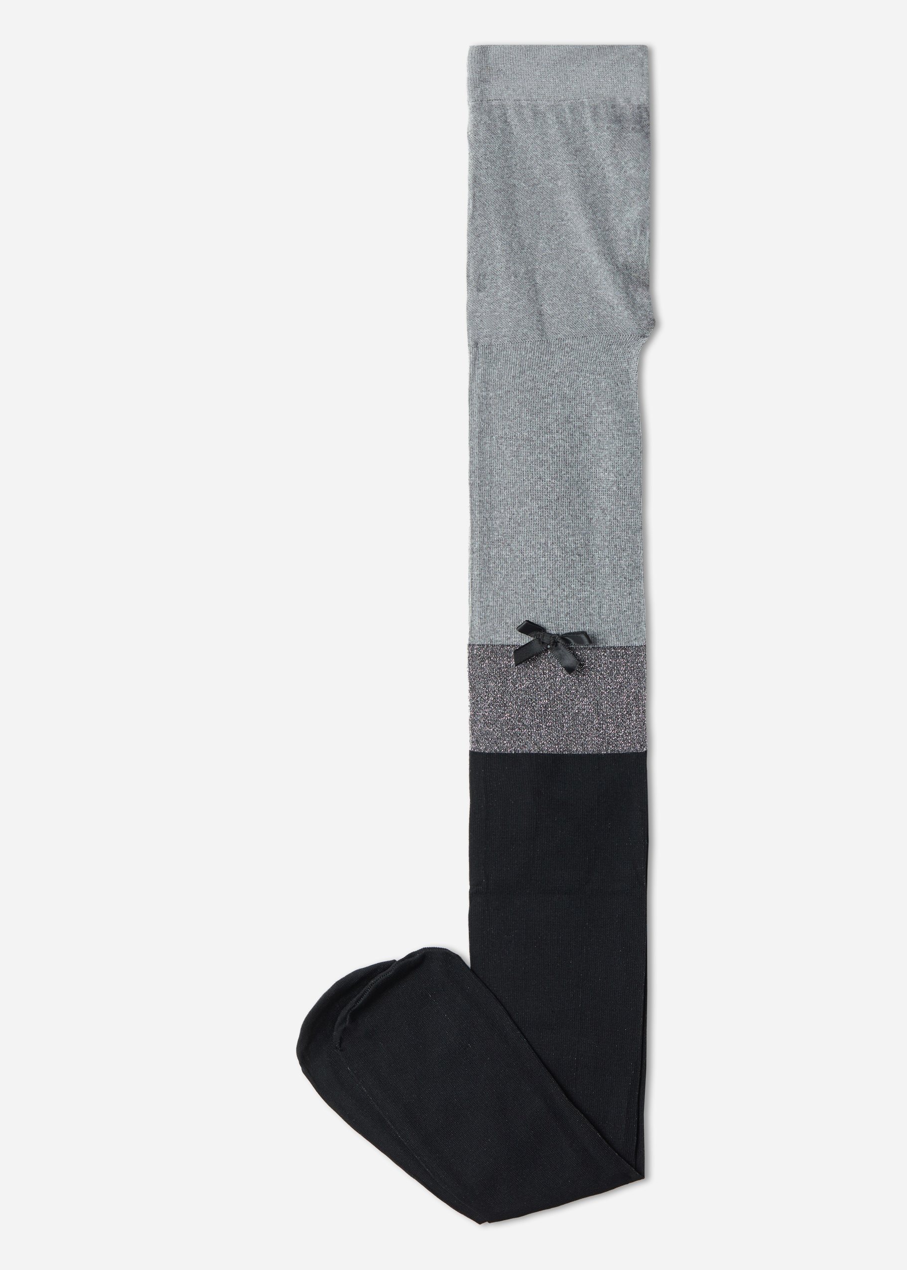 Patterned Longuette Effect Tights - Calzedonia