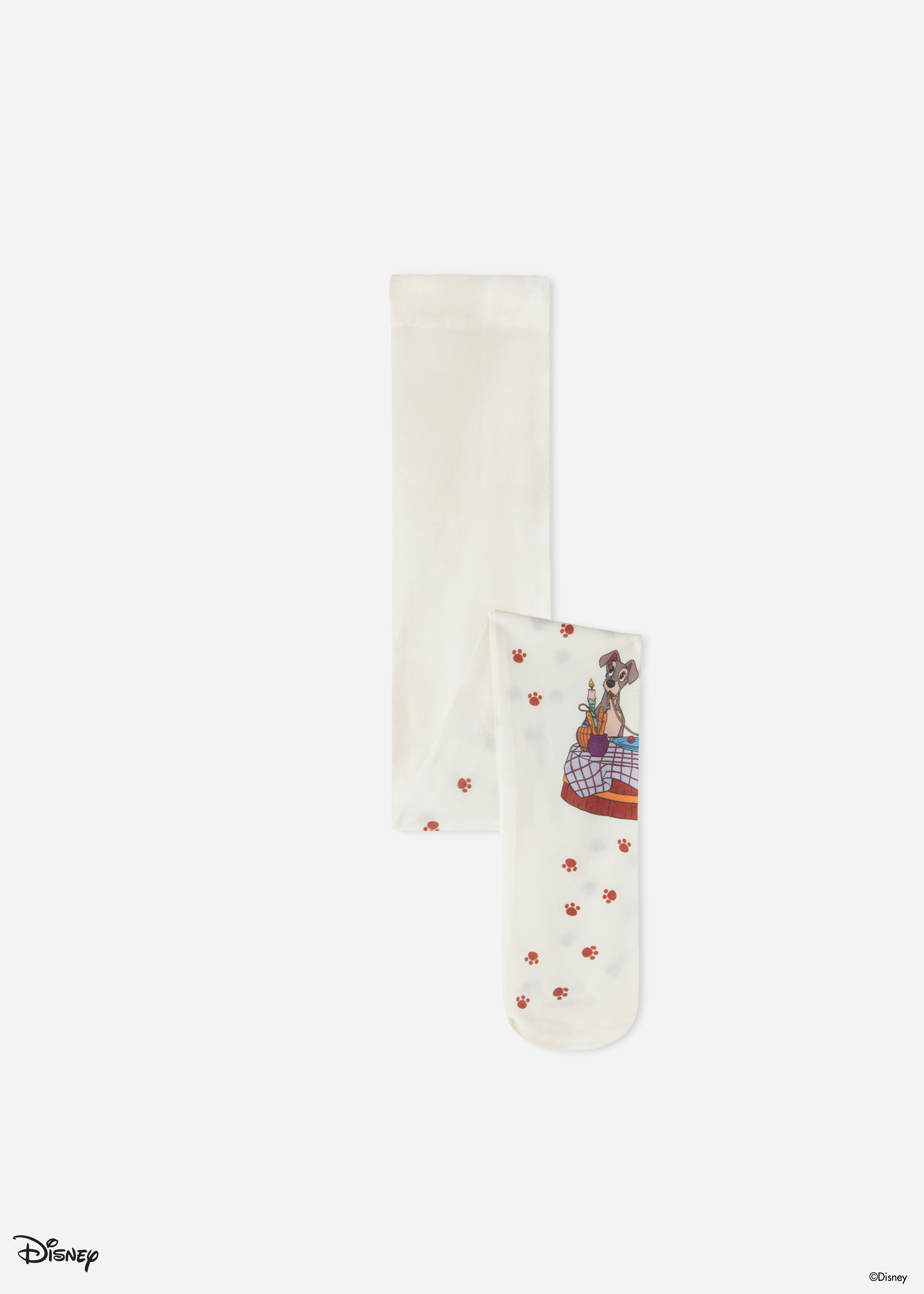 Girls’ Disney Lady and the Tramp Microfibre Tights - Calzedonia